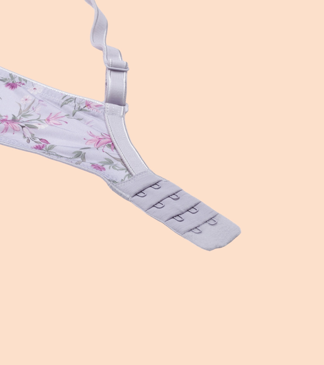 Enamor Dope Dye F165 Ecolite Fabric Smooth Support Bra for Women - Pad